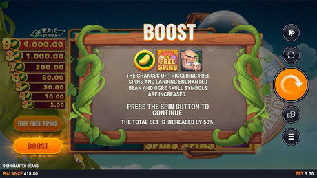Play 9 Enchanted Beans Online at Midnite Casino - Midnite