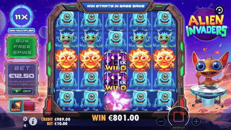 Play Alien Invaders Online at Midnite Casino - Midnite