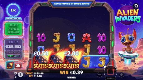 Play Alien Invaders Online at Midnite Casino - Midnite