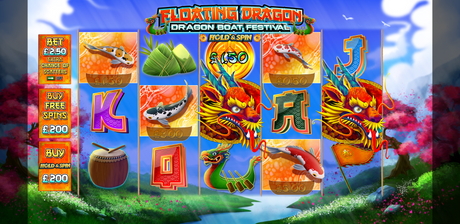 Play Floating Dragon - Dragon Boat Festival Online at Midnite Casino ...