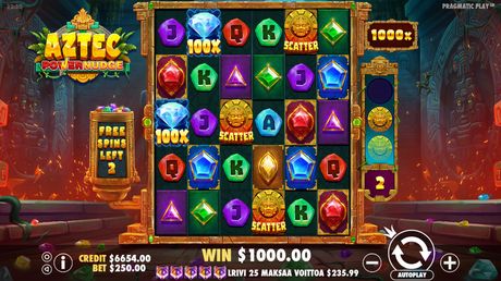 Play Aztec Powernudge Online at Midnite Casino - Midnite