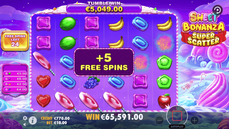 Play Sweet Bonanza Super Scatter Online at Midnite Casino - Midnite