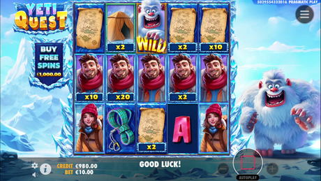 Play Yeti Quest Online at Midnite Casino - Calupoh