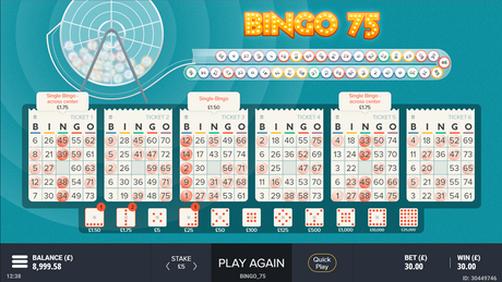 Play Bingo 75 Online at Midnite Casino - Midnite