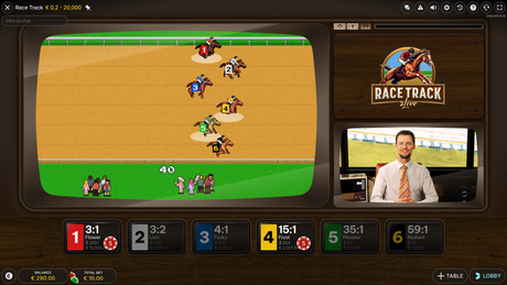 Play Race Track - Game Show Online at Midnite Casino - Midnite