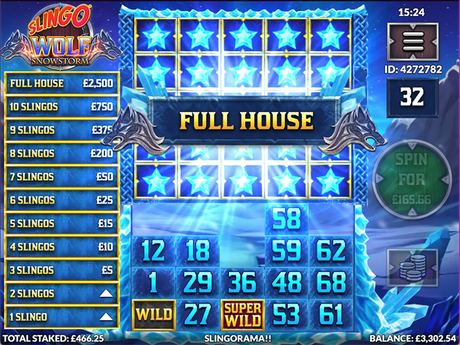 Play Slingo Wolf Snowstorm Online at Midnite Casino - Midnite