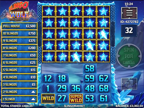 Play Slingo Wolf Snowstorm Online at Midnite Casino - Midnite